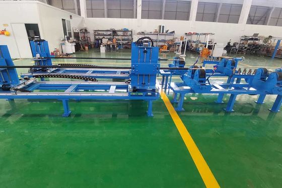 Q235 Alloy Steel 6000mm 2500Kgs Pipe Cladding Machine